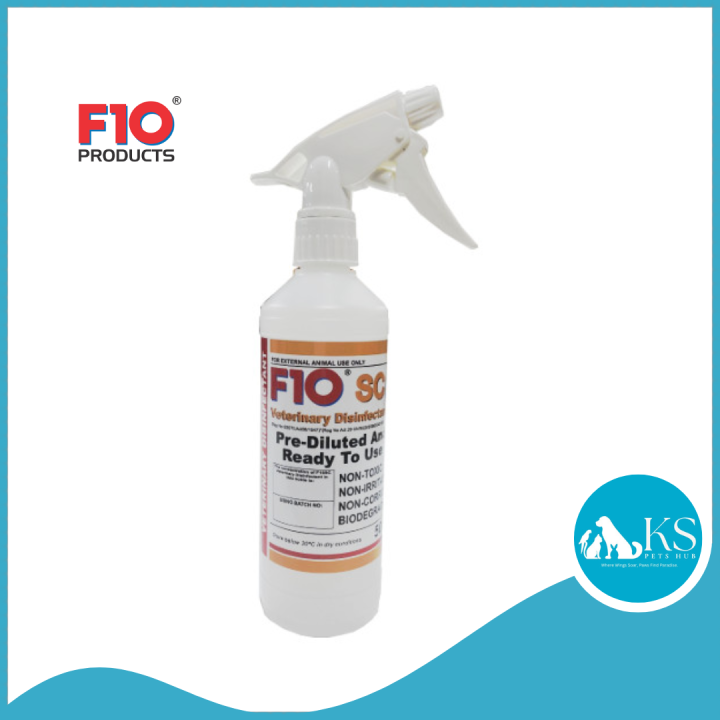 F10 SC Veterinary Disinfectant Pre-Diluted Ready To Use 500ml | Lazada ...