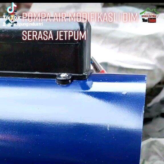 Pompa air dinamo alkon pvc tahan hujan hemat daya 1 inch dinamo pompa ...