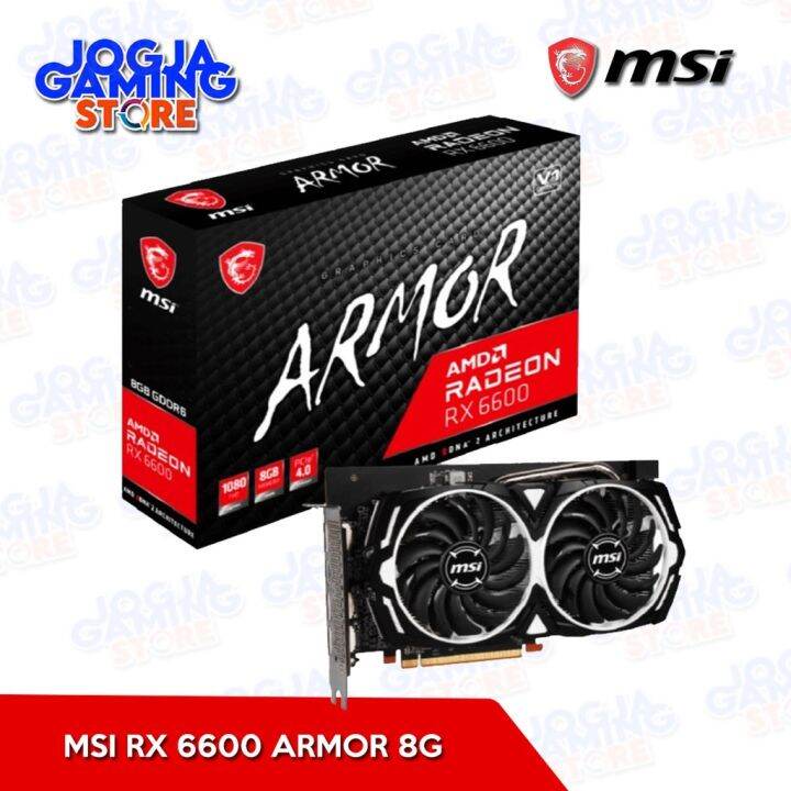 MSI Radeon RX 6600 ARMOR 8GB GDDR6 VGA AMD | Lazada Indonesia
