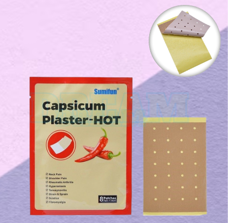 DREAM Hot Muscle Pain Reliever Patch Chinese Medical Capsicum Plaster ...