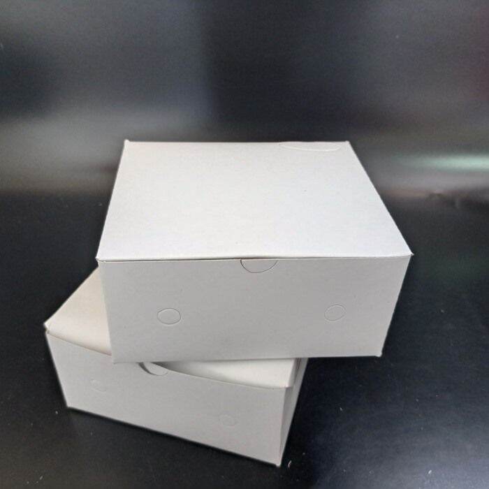 Dus Kue Kecil Polos 12x14/Dus Snack box isi 50pcs/dus polos kecil/dus ...