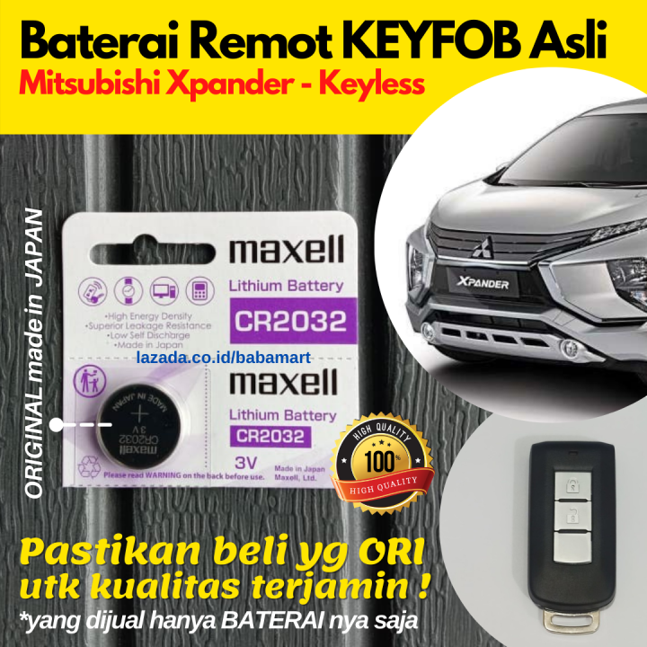 BATERAI REMOT KEYFOB KEYLESS MITSUBISHI XPANDER ORIGINAL BATTERY REMOTE ...