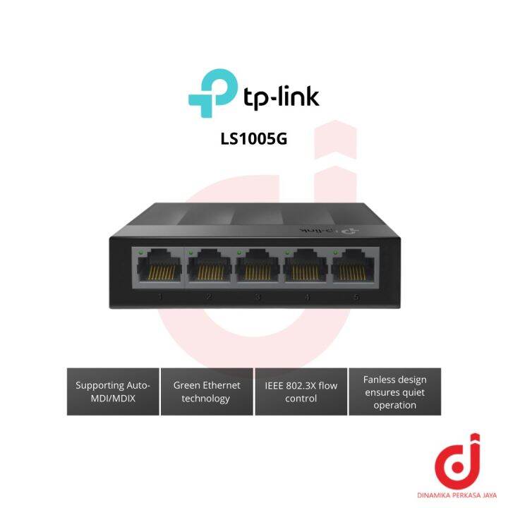 TP-LINK LS1005G 5-Port Gigabit Desktop Switch TPLINK 10/100/1000Mbps switchhub | Lazada Indonesia