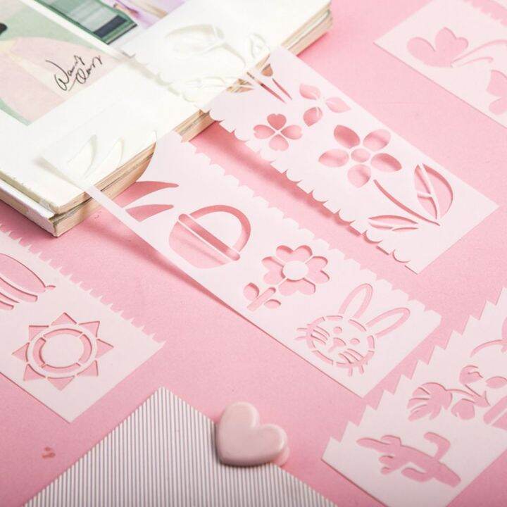 DIFFERENT DESIGN Hollowed Student Hand Painted Painting Tools Photo ...