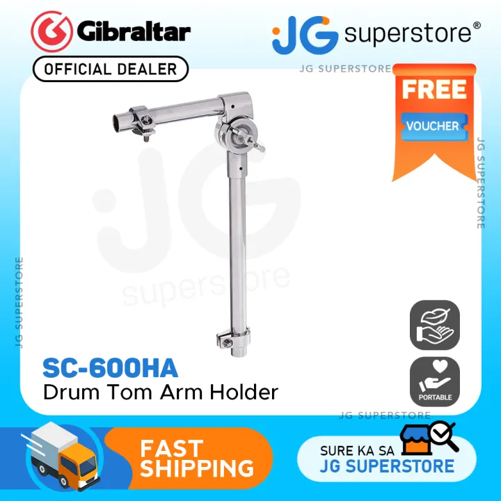 Gibraltar Racket Style Drum Tom Arm Holder with 10" Tube and Gear ...