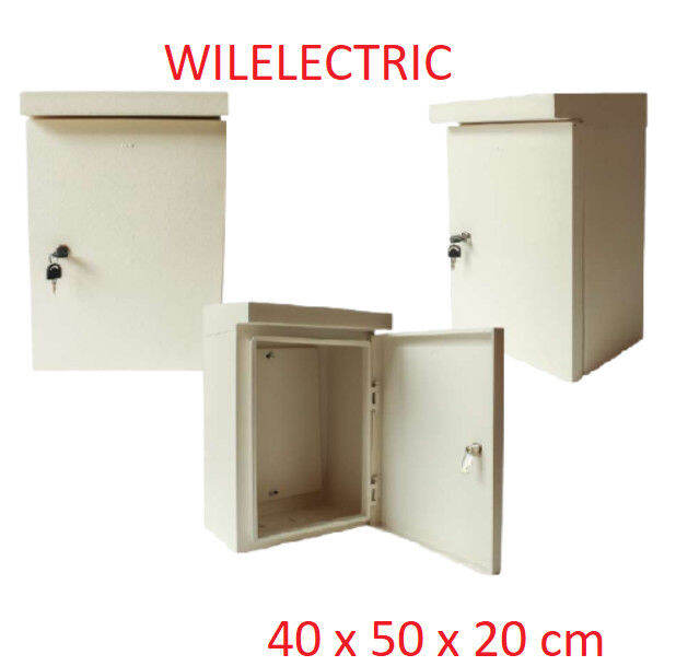 IONEE Box panel listrik topi outdoor 40 x 50 x 20 / 40x50x20 cm besi ...