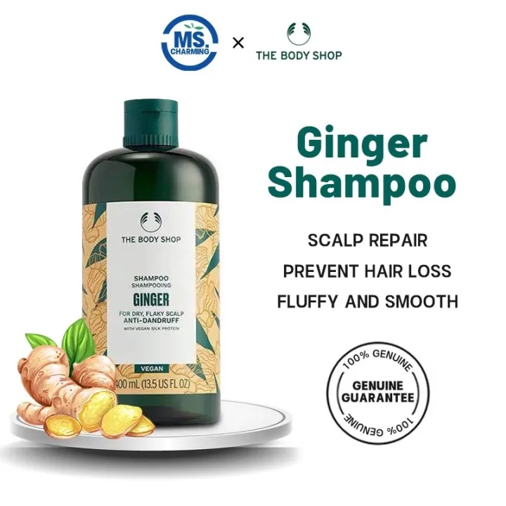 【COD】ljbbho6616664 The Body Shop Ginger Anti-Dandruff Shampoo 400ml anti Hair Loss Baldness ...
