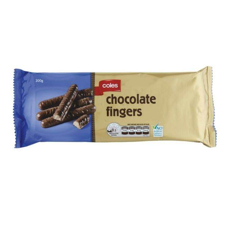 Coles Chocolate Fingers 200g | Lazada Coles Chocolate Fingers 200g | Lazada