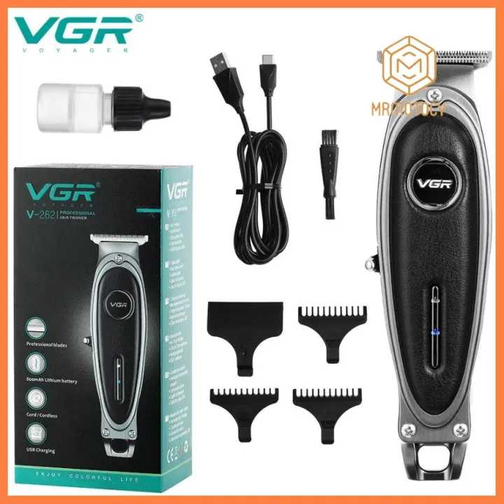 ราคาถูกที่สุด VGR ปัตตาเลื่ยนตัดผมไร้สาย VGR-V-262 ปัตตาเลื่ยนตัดผม ปัต ...