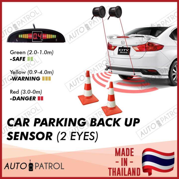 Car Parking Back Up Sensor Radar System (2 Eyes) | Lazada PH