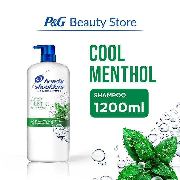 Head & Shoulders Shampoo Cool Menthol 1.2L | Lazada PH