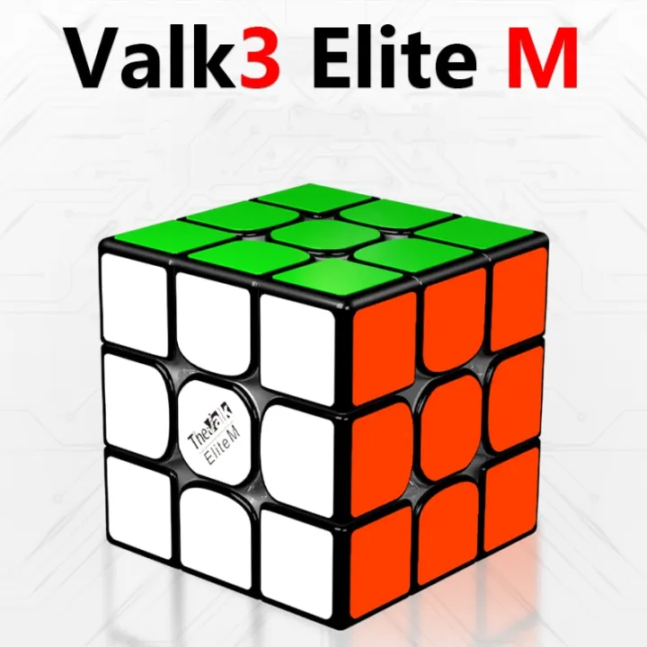 [Picube] Qiyi Valk3 Elite M 3X3x3 Magnetic Magic Cube Valk3 Mini แม่เหล็กความเร็วก้อน Valk 3 ...