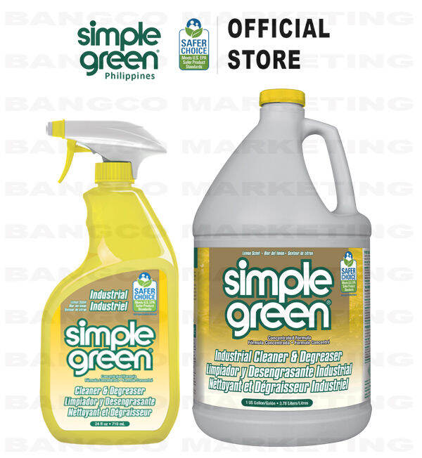 SIMPLE GREEN Concentrated Concentrated Cleaner and Degreaser Lemon 24oz ...