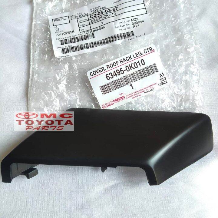 Cover Tutup Baut Roof Rack Belakang Kanan Tengah Fortuner 63495-0K010 ...