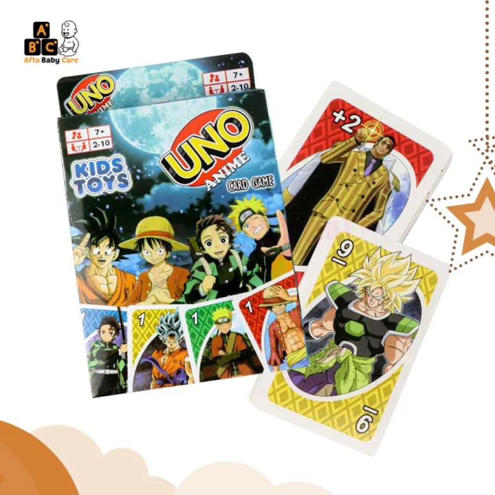 Kartu Uno Anime Theme Card Game 1 Set 108 Kartu Permainan Edukasi ...
