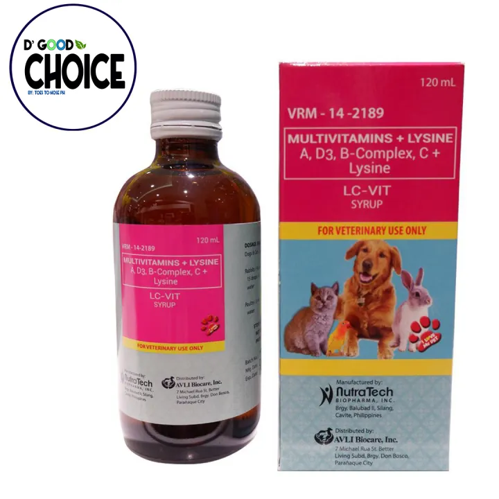LC Vit Multivitamins for pets 120ml | Lazada PH