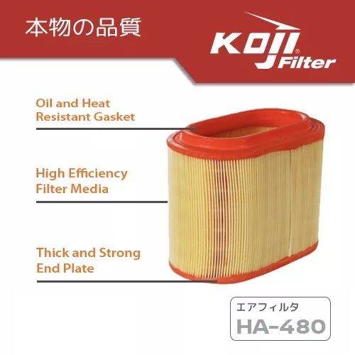 KOJI Air Filter Element (Air Cleaner) HA-480 for HYUNDAI Starex Dsl ...