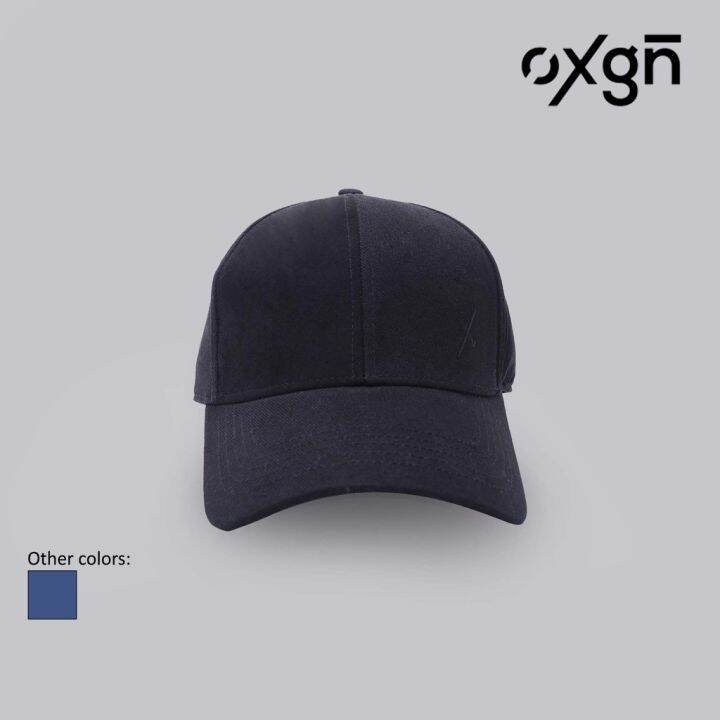 OXGN X Curved Cap With Material Blocking For Men And Women (Black ...