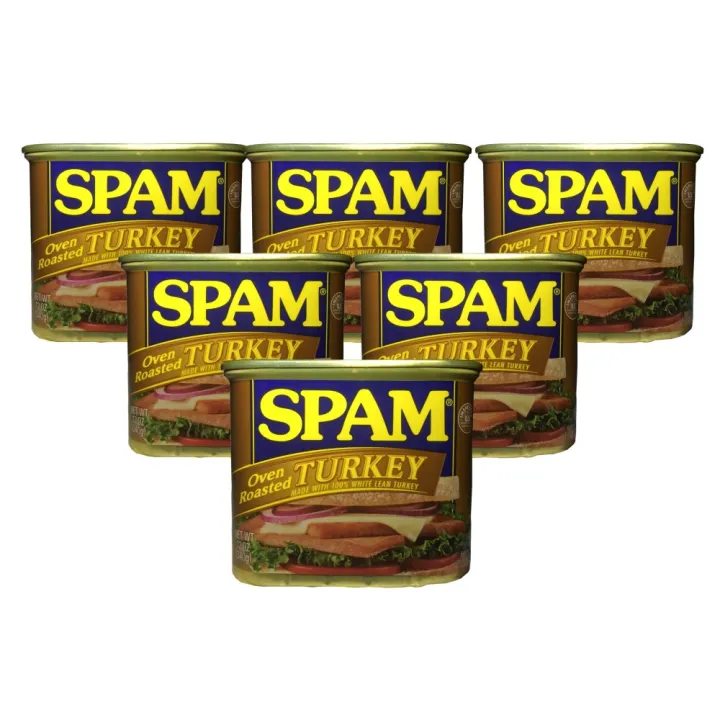SPAM Oven Roasted TURKEY 340 grams (6 PCS) WITH FREE Libby's Vienna ...