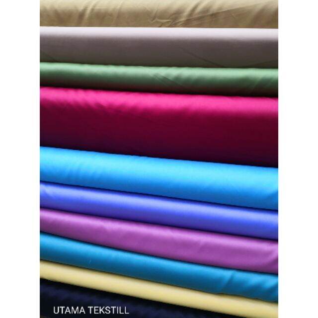 KAIN LANGSIR🌟MATT SATIN BIDANG 60 INCI /FABRIC CURTAIN MATT SATIN PLAIN ...