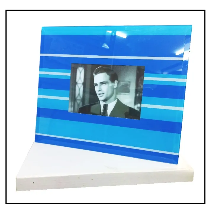 Photo Frame for 3R 3-1/2 X 5" Morwenna BLBS Wall Mount Table Top Blue ...