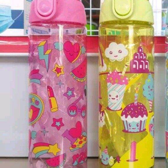 littlequeen botol minum smiggle teguk 700ml - pink (H2O8) tumbler botol ...