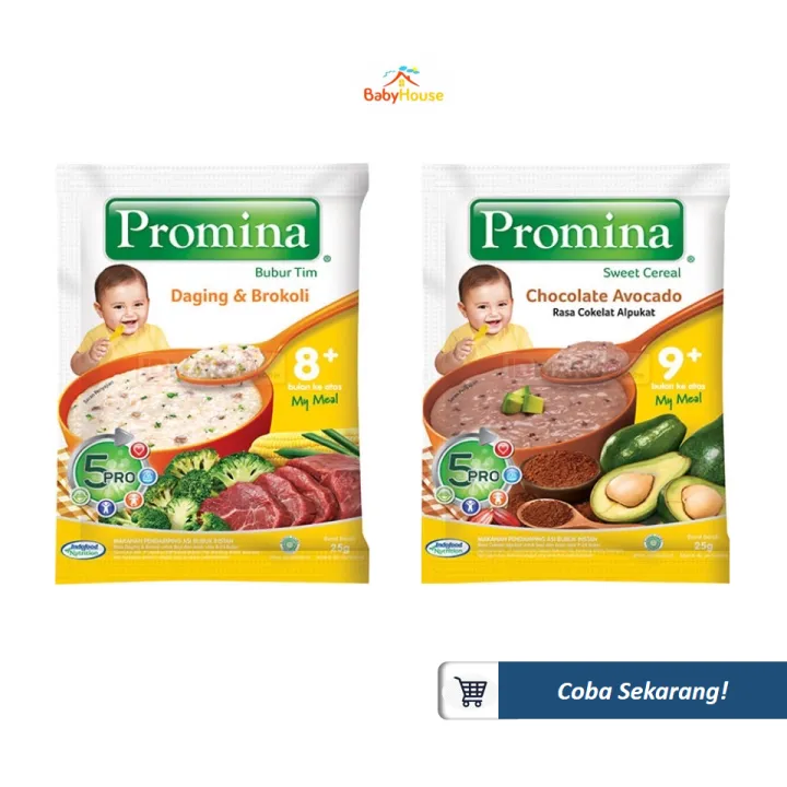 Promina Bubur Tim Sachet 8+ 25 Gram | Lazada Indonesia