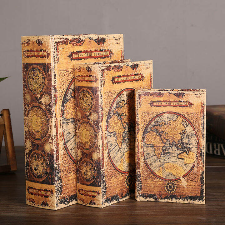 Retro creative luxury props book simulation book fake book Office ...