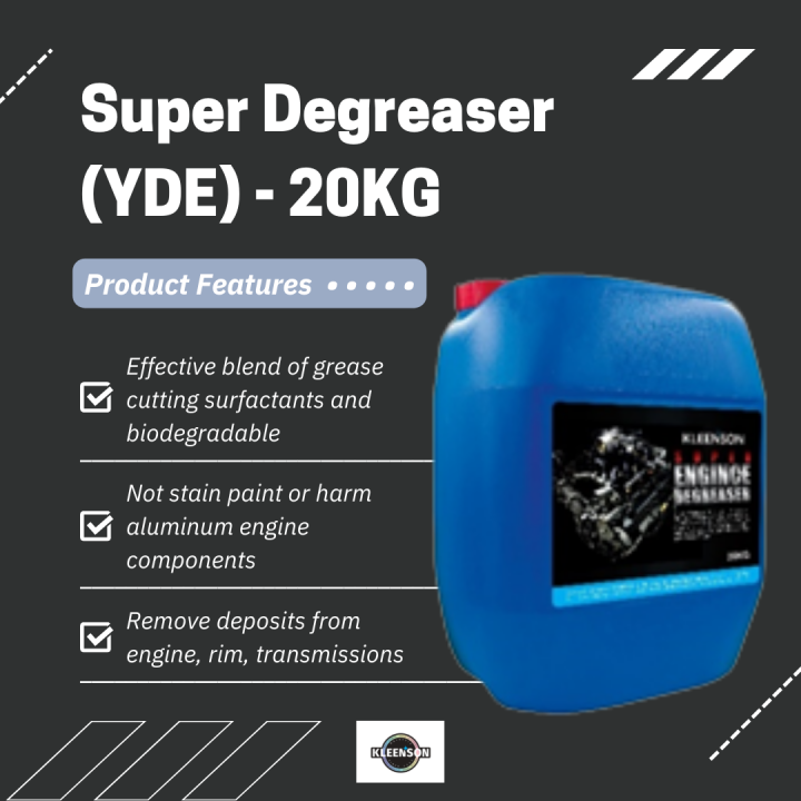 KLEENSON Super Engine Degreaser YDE- 20KG | Lazada