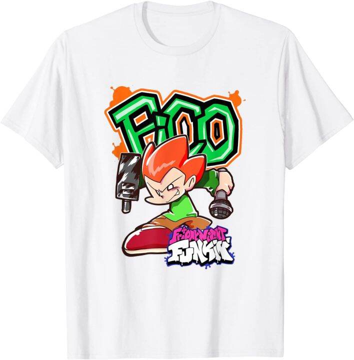 Baju Kaos Anak Friday Night Funkin Pico Logo Art | Lazada Indonesia