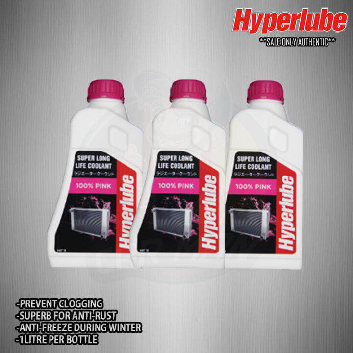 HYPER LUBE SUPER LONG LIFE COOLANT 100% PINK | Lazada