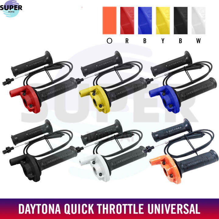 [Super Mopai] Universal Global DAYTONA Quick Throttle AND HANDLE GRIP ...
