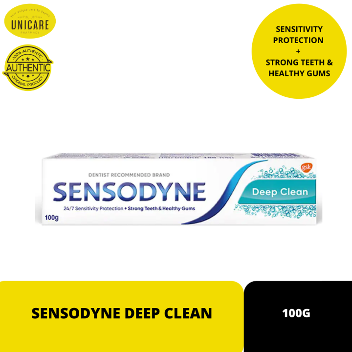 SENSODYNE DEEP CLEAN TOOTHPASTE (100G) | Lazada