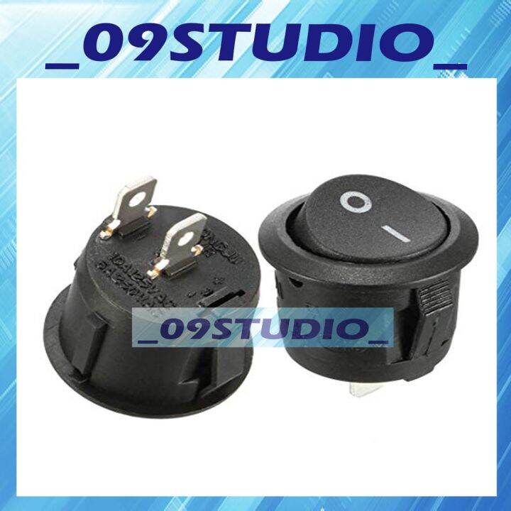 2 Pin On-Off Car Round Rocker Switch | Lazada