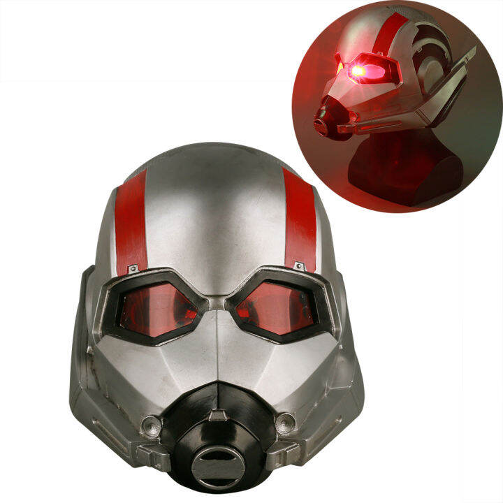 Movie and The Wasp LED Helmet Cosplay Scott LED Helmet Props Halloween ...
