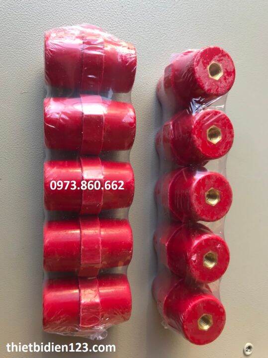 Combo 5 Đế sứ đỡ thanh cái SM51 - Đế sứ tròn cách điện SM51 | Lazada.vn