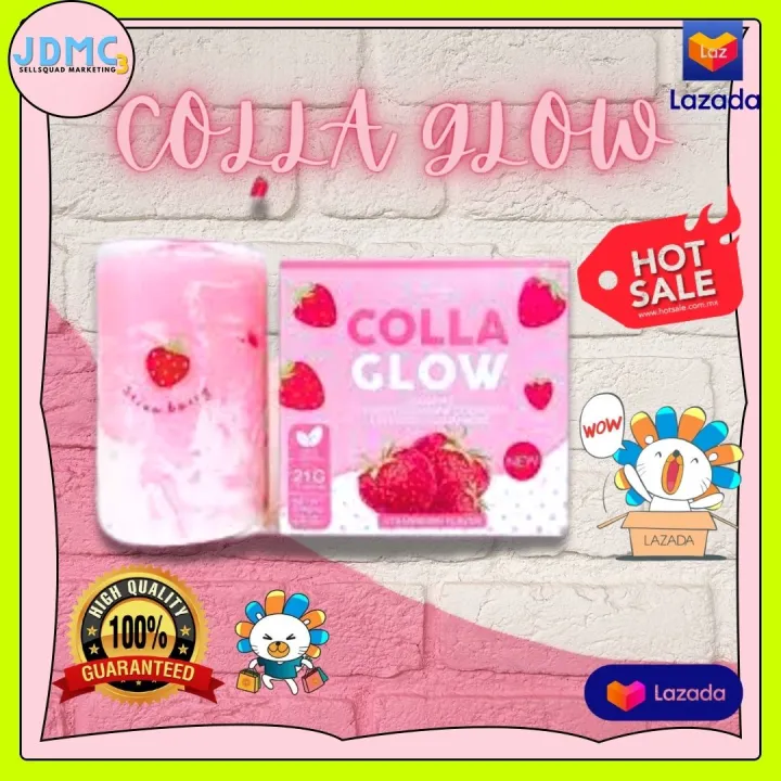 Colla Glow Hydrolyzed Marine Collagen Drink Powder Juice L Glutathione ...