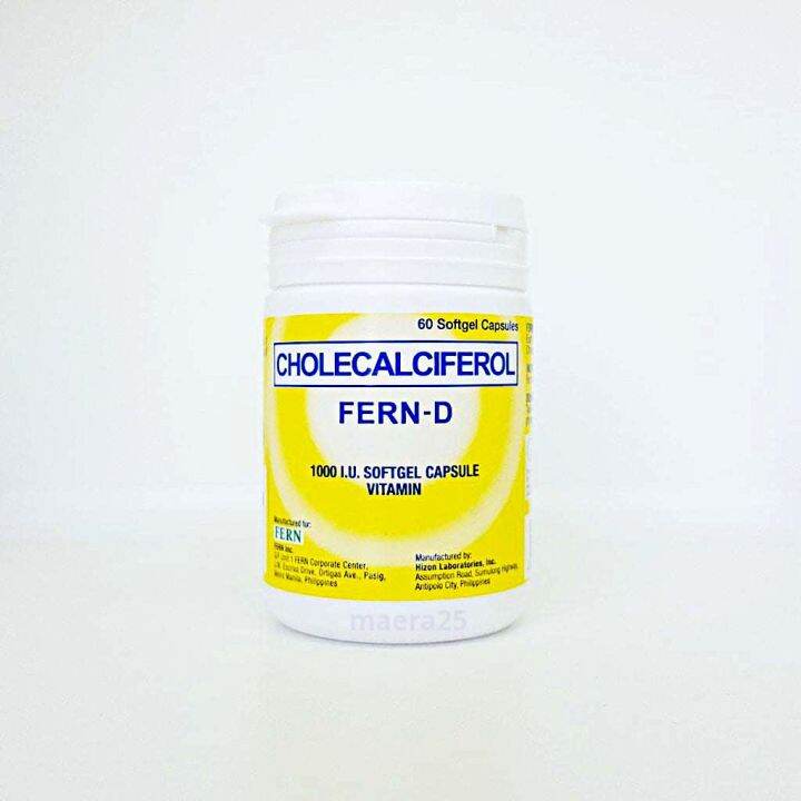 100% Original FERN-D 60 Softgels with Free Hair Tie | Lazada PH
