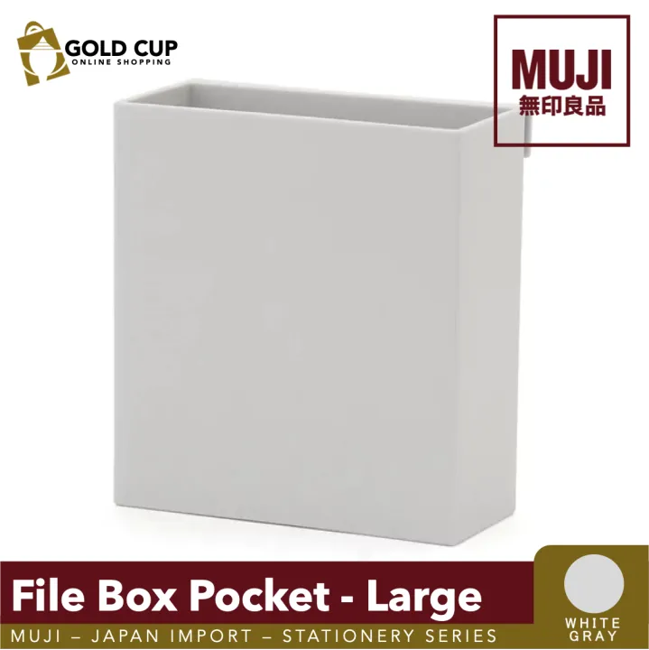 MUJI File Box Pocket - Large (File Boxes) | Lazada PH