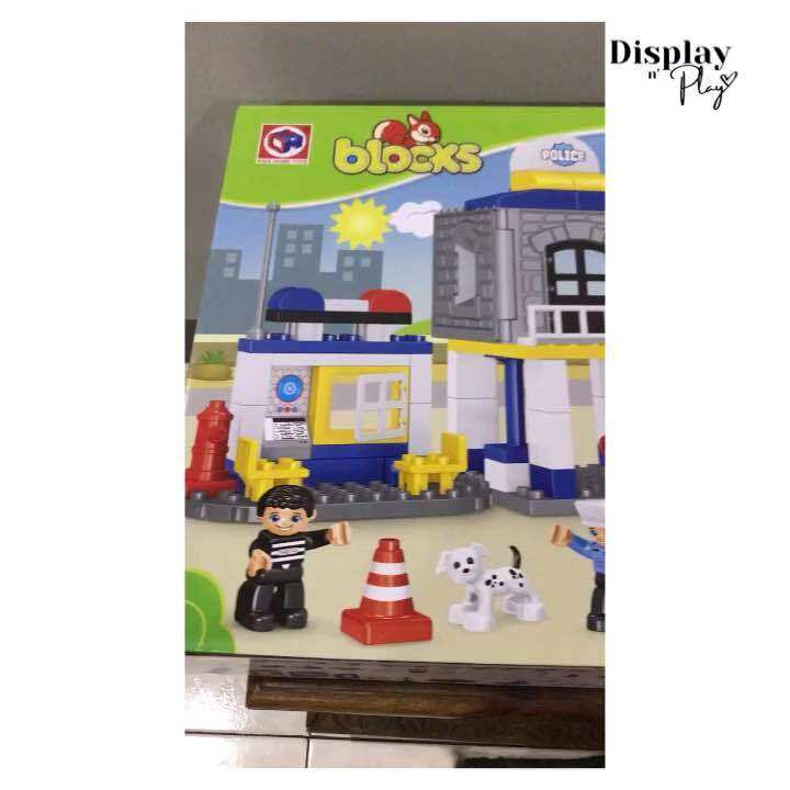 Displaynplay Police Station Building Blocks Set (90 pcs) | Lazada PH