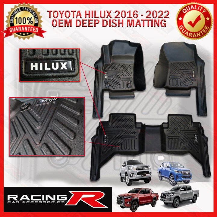 Toyota Hilux Revo or Conquest 2016 to 2022 Deep Dish Matting High ...