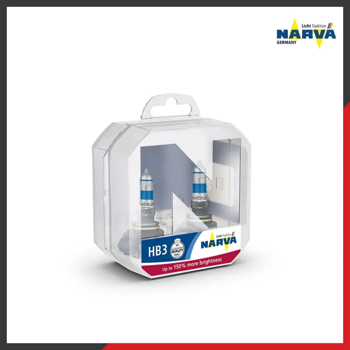 NARVA HB3 (9005) Range Power 150 Halogen Headlight Bulb (12V 60W 4300K) | Lazada