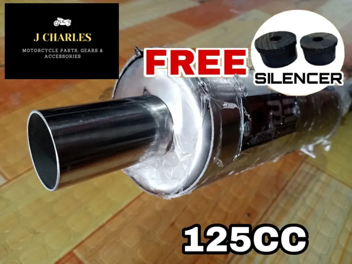 MOTORCYCLE DBS Tambutso 125 Open Muffler With FREE SILENCER | Lazada PH