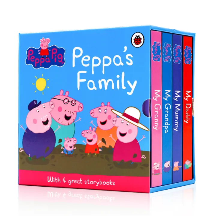 Peppa Pigs' Family piggy page's 4 Volume blackboard book original ...