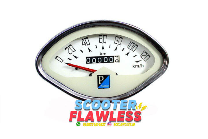 Speedometer spidometer spido vespa super sprint VBB | Lazada Indonesia