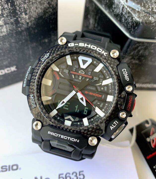 G Shock Watch GravityMaster GRB200-1A Quad Sensor Bluetooth Carbon Core ...