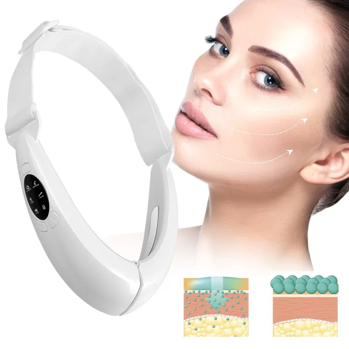 EMS Facial Lifting Device LED Photon Therapy Facial Slimming Massager ...