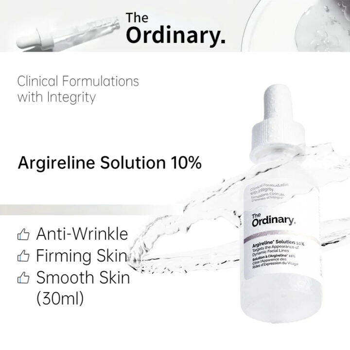 The Ordinary Anti Aging Peptide Serum Argireline Solution 10% Anti ...