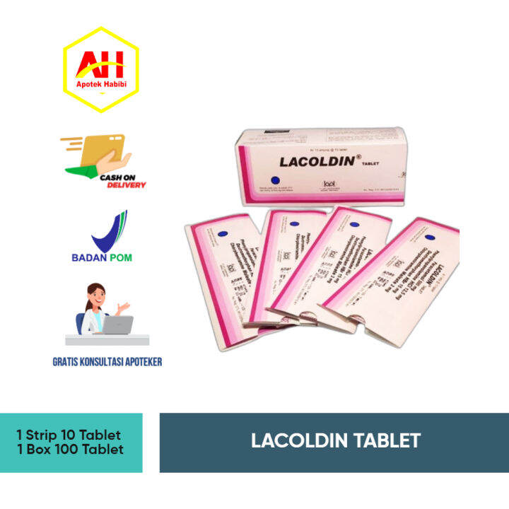 LACOLDIN LAKOLDIN TABLET BOX 10 STRIP OBAT BATUK PILEK FLU DEMAM ...