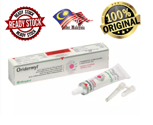 Oridermyl Ear Ointment For Cat & Dog 10g (100% ORIGINAL) Expired date ...